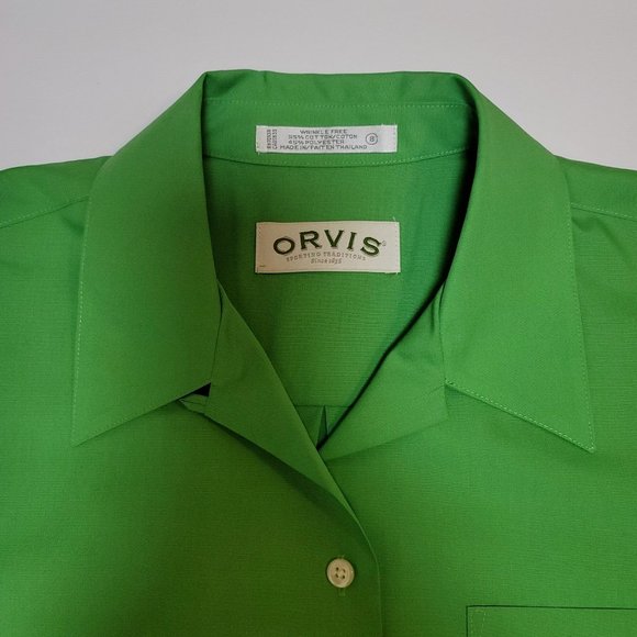 Orvis | Tops | Orvis Wrinkle Free Button Down Camp Shirt With Short ...